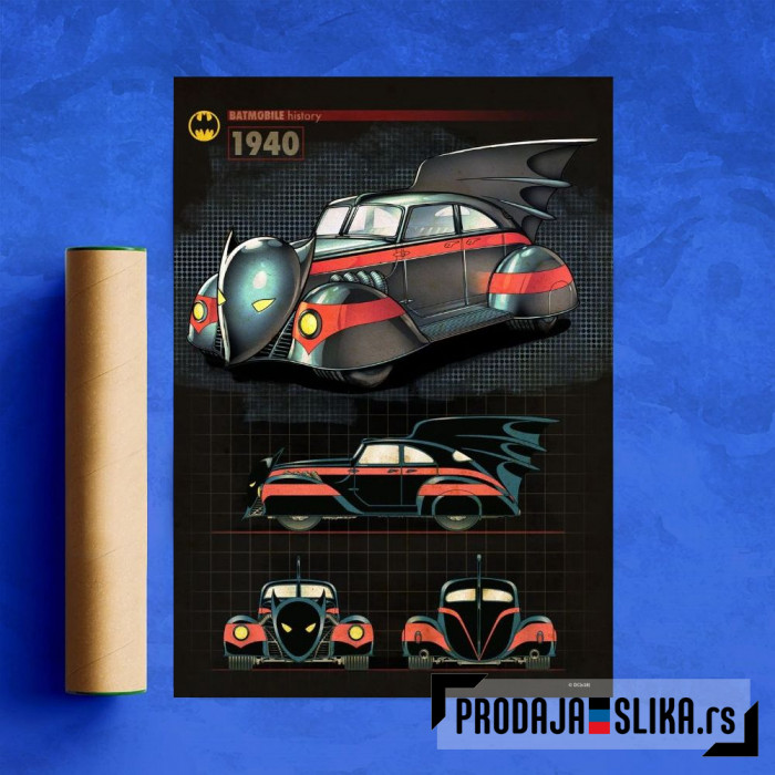 Batmobile 1940 - poster