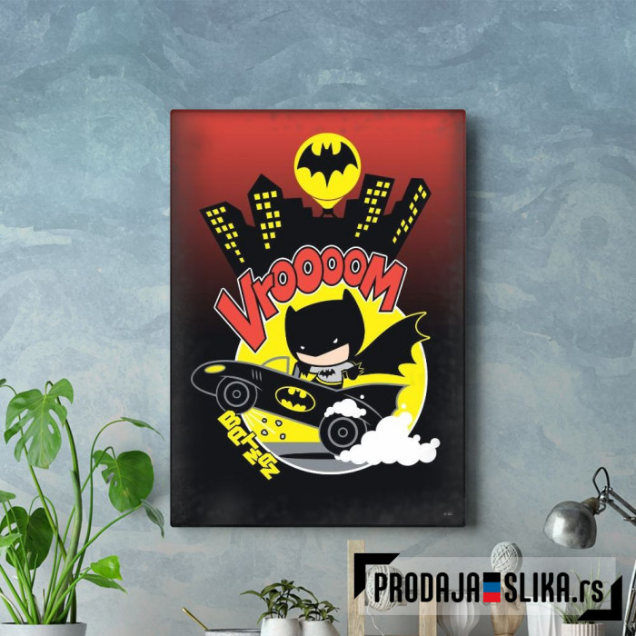 Tiny Batman - slika na platnu